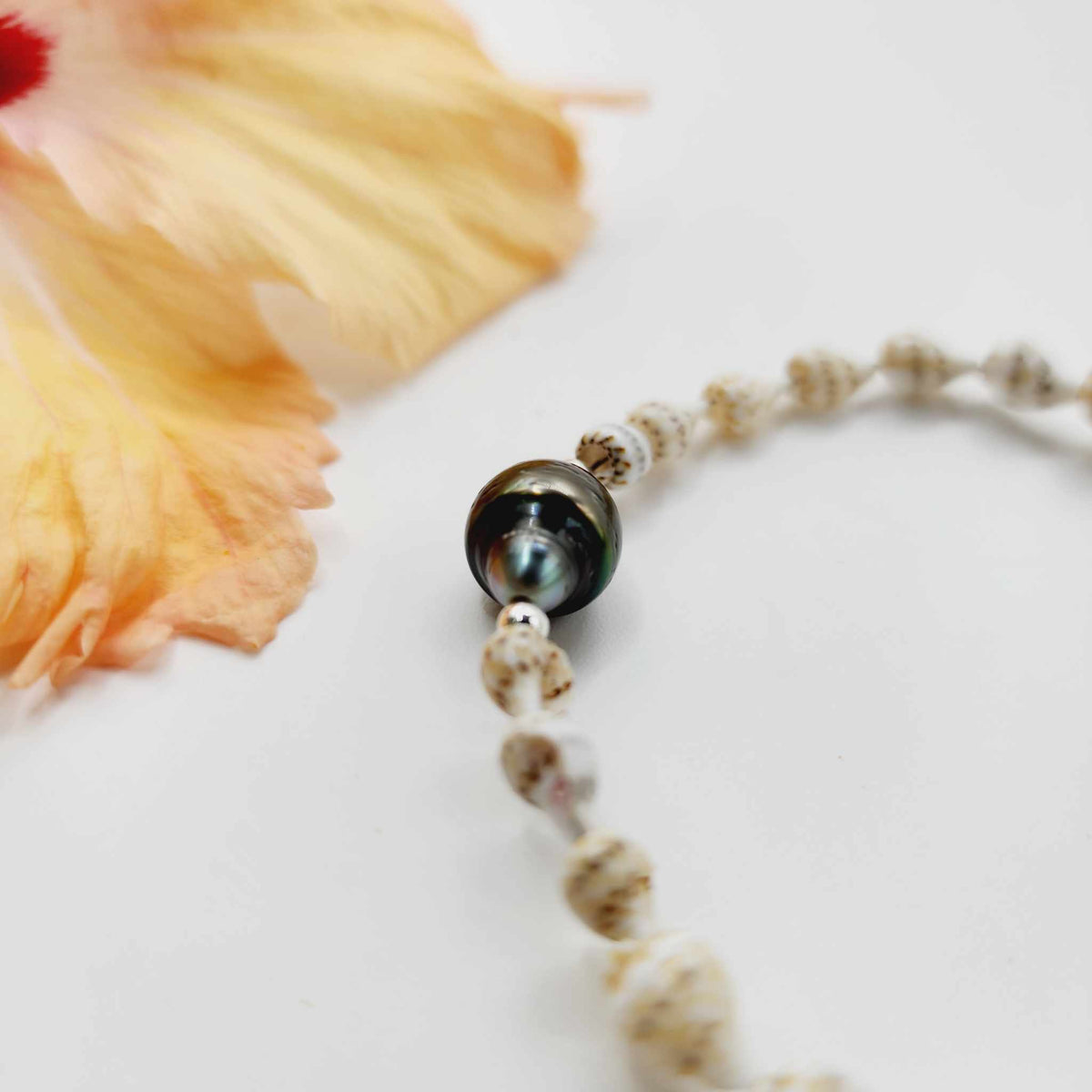 READY TO SHIP Civa Fiji Saltwater Pearl & Shell Bracelet - 925 Sterling ...