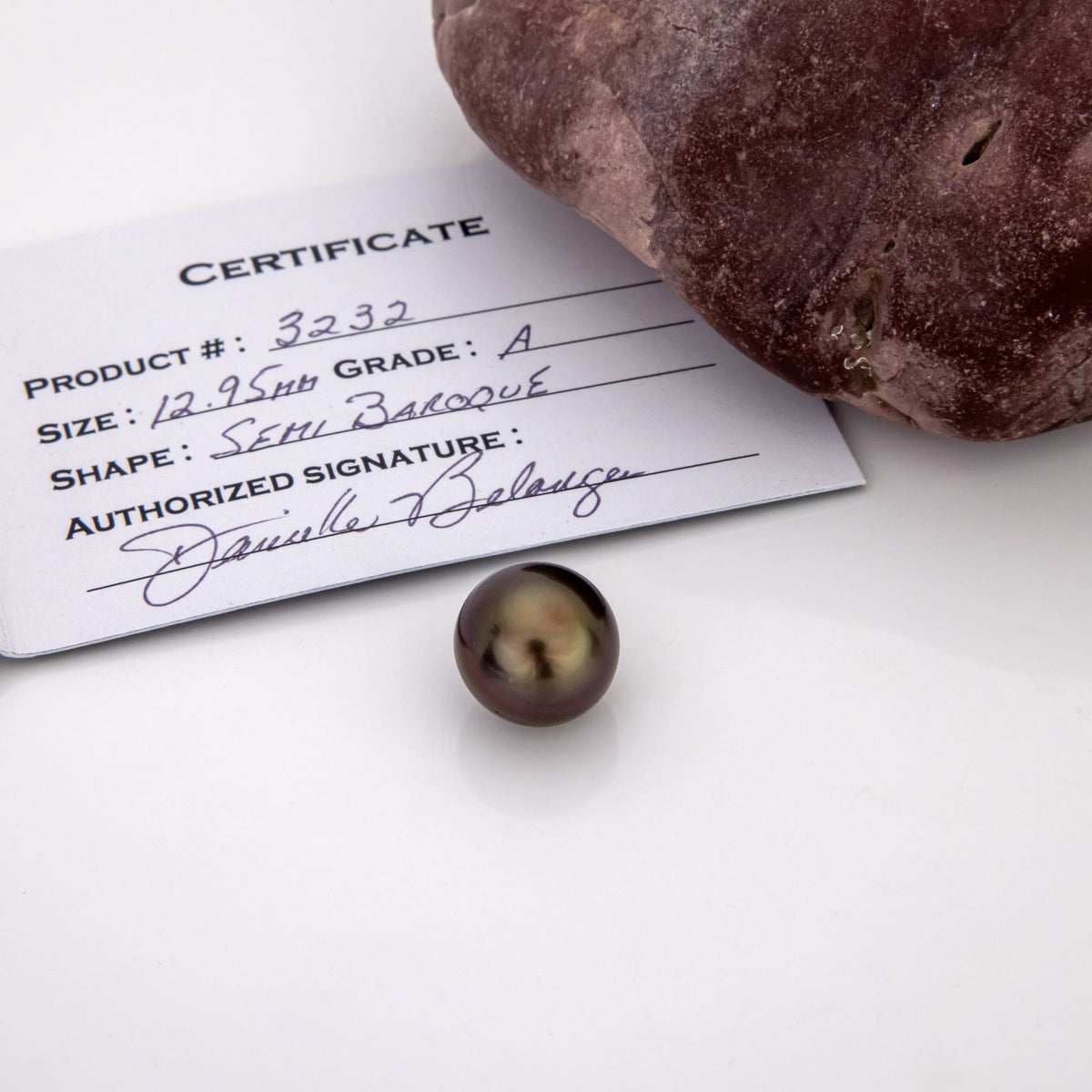 Fiji Loose Saltwater Pearl with Grade Certificate #3232 - FJD$