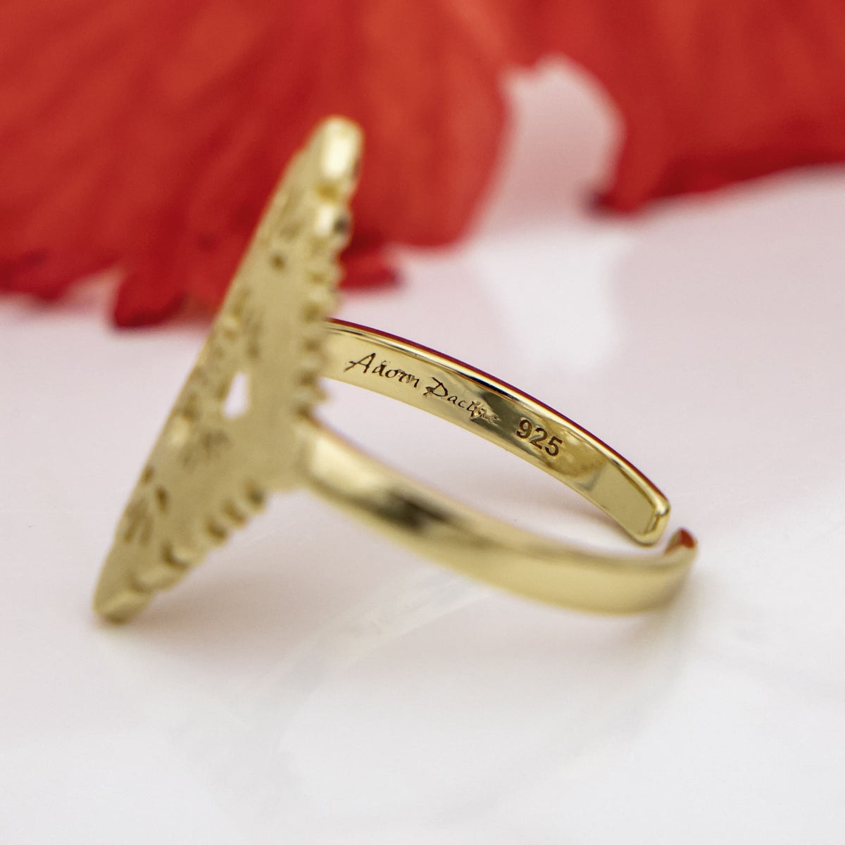 READY TO SHIP Diamond Masi Ring - 18k Gold Vermeil FJD$