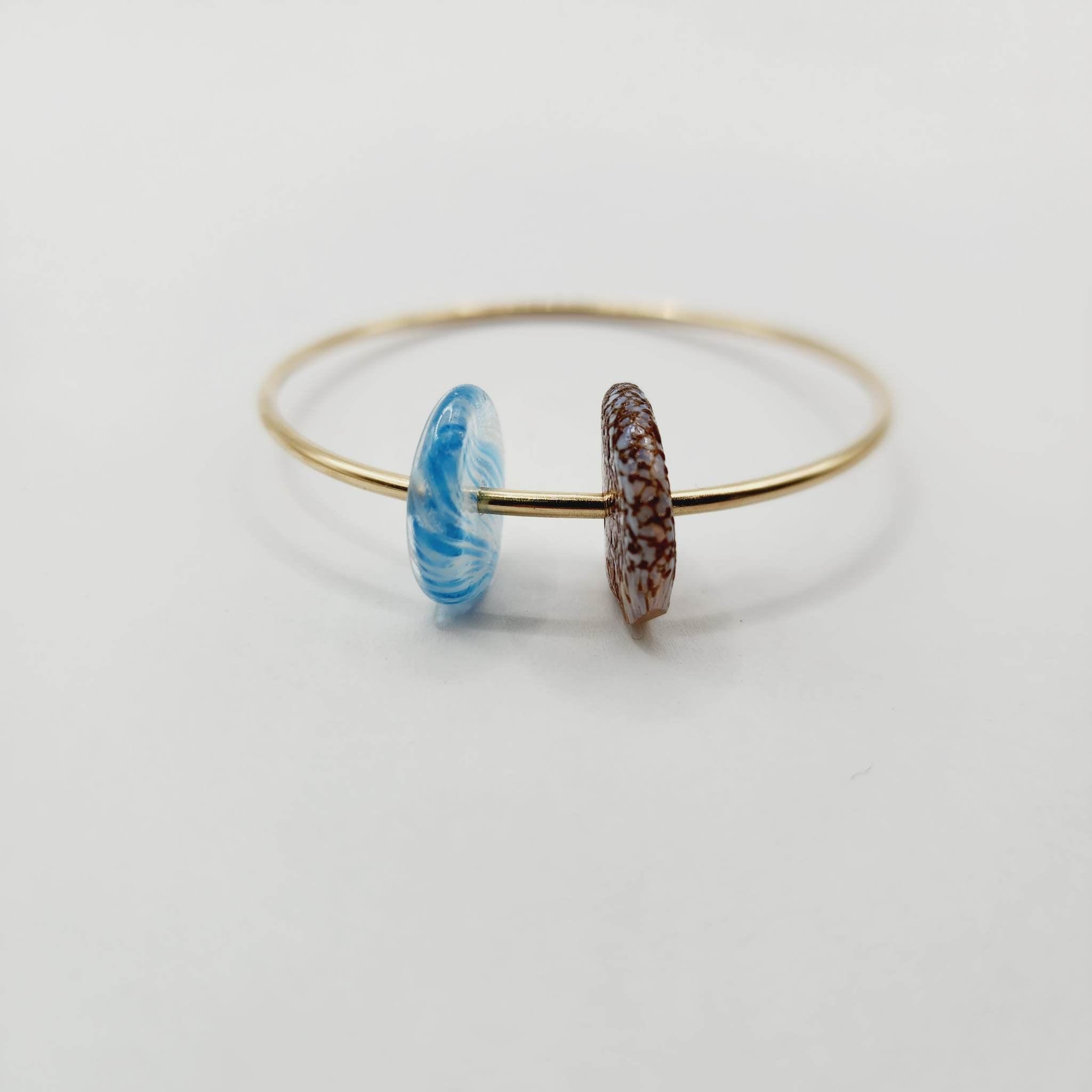 READY TO SHIP Adorn Pacific x Hot Glass Bangle - 14k Gold Fill FJD$