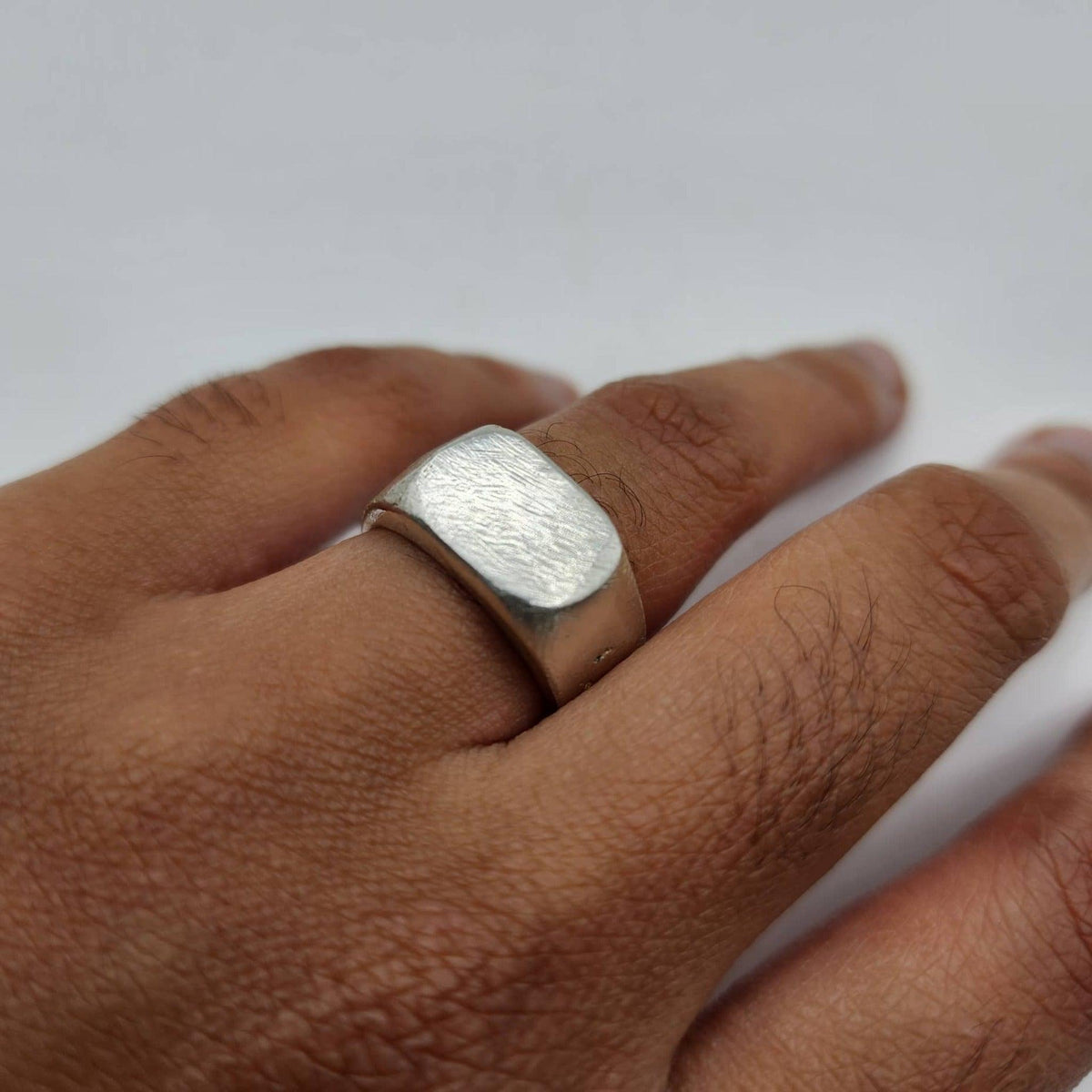 READY TO SHIP - Unisex Signet Ring - 925 Sterling Silver FJD$